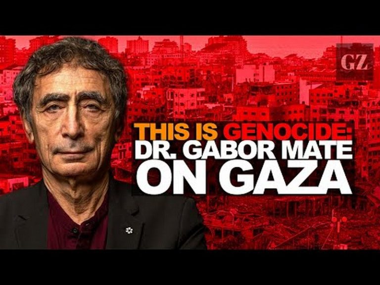Dr. Gabor Mate on Gaza: This Is Genocide – Just International