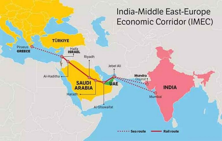 How the War on Gaza Has Stalled the India-Middle East-Europe Economic Corridor (IMEC) – Just ...