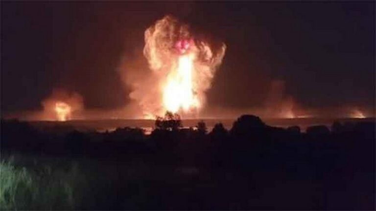Massive explosion at Russian arms depot leaves unanswered questions ...